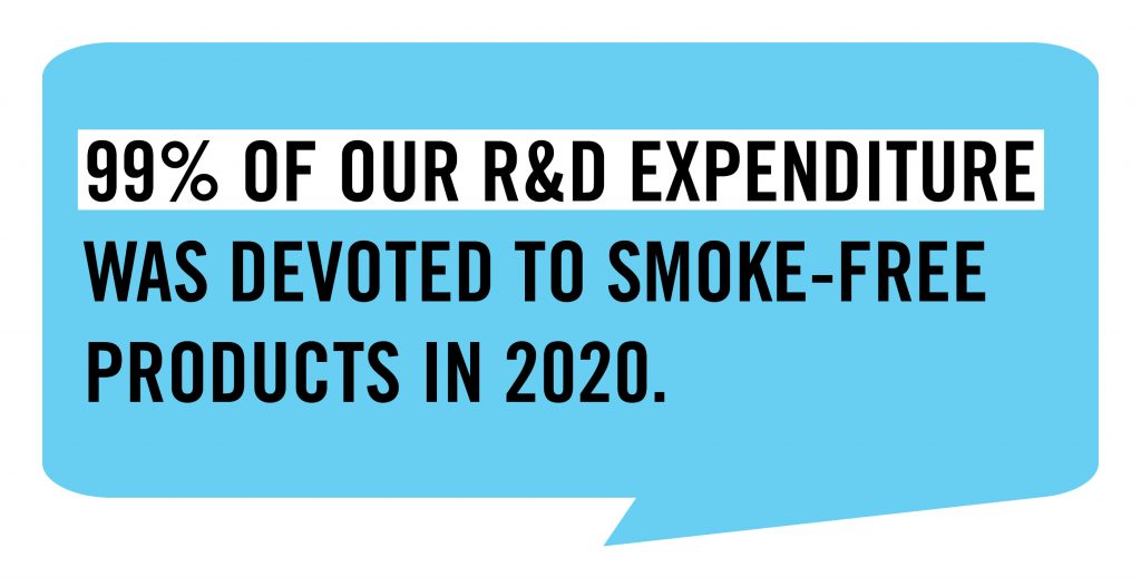 We are accelerating toward a smoke-free future.