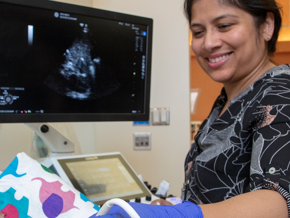 Helping Mathias breathe